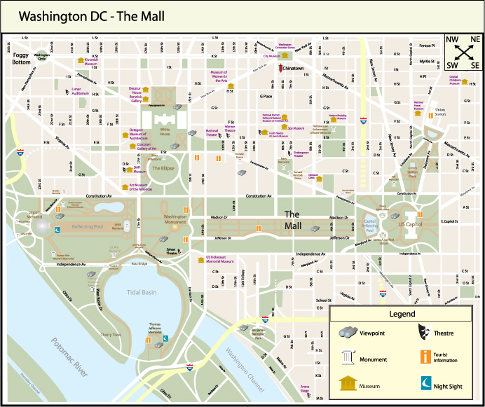 Map of DC by myztik13 on DeviantArt