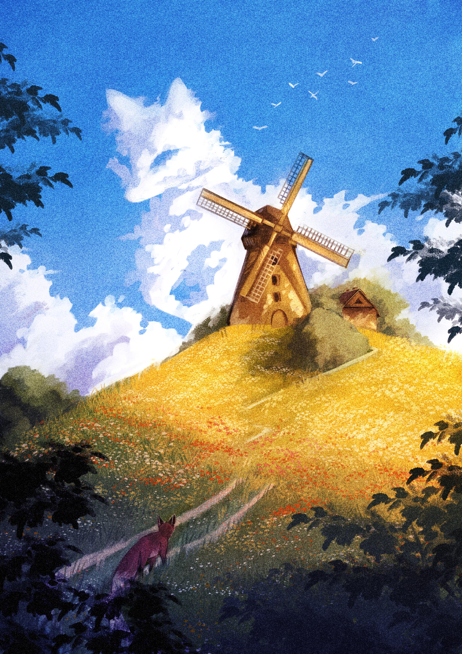 Windmill By Martith On Deviantart