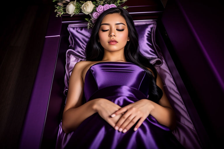 3 Sleeping Beauty Corpse Funeral Coffin Pose Sat By Huatkuay On