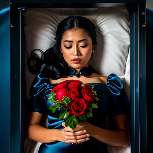 2 Satin Dress Funeral Coffin Sleeping Beauty Eye By Huatkuay On Deviantart