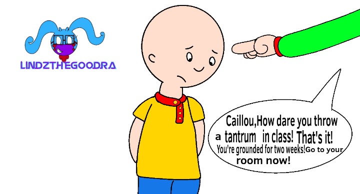 Caillou Gets Grounded For Two Weeks Disowned By Lindzthegoodra On