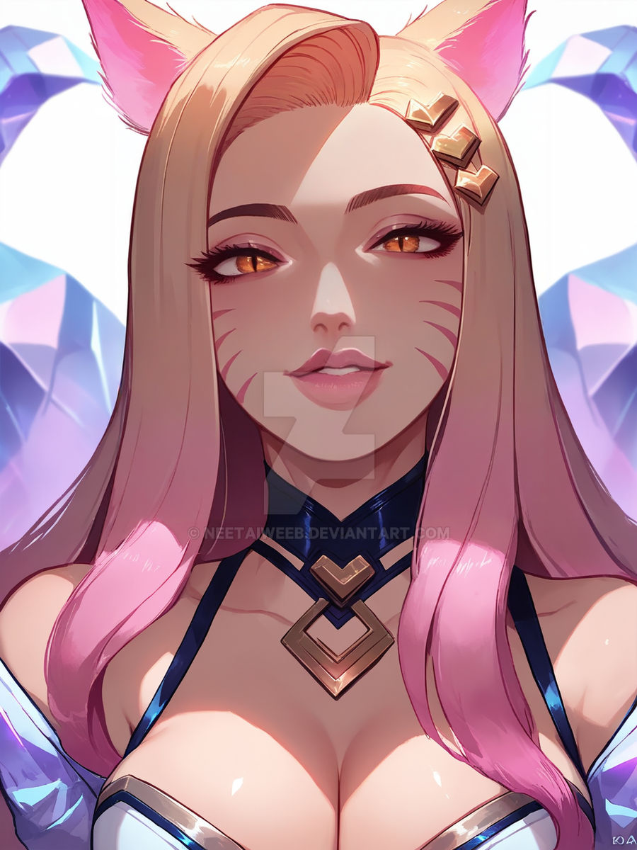 Kda Ahri Portrait By Neetaiweeb On Deviantart