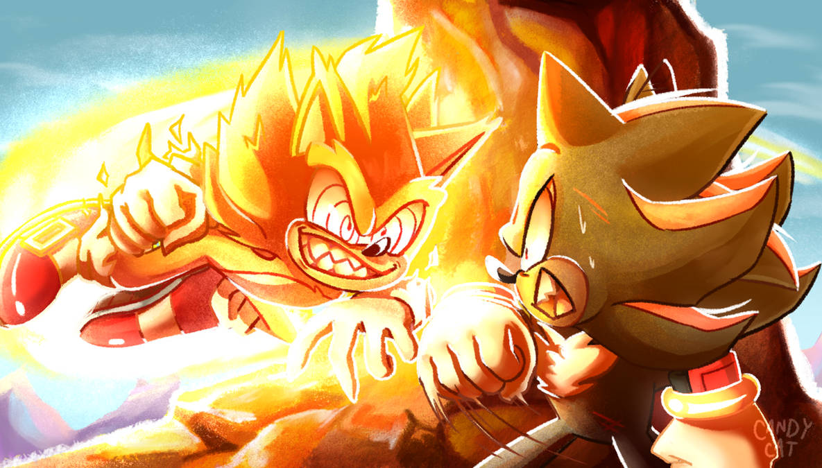 Shadow Vs Fleetway 4 By Candycatstuffs On Deviantart