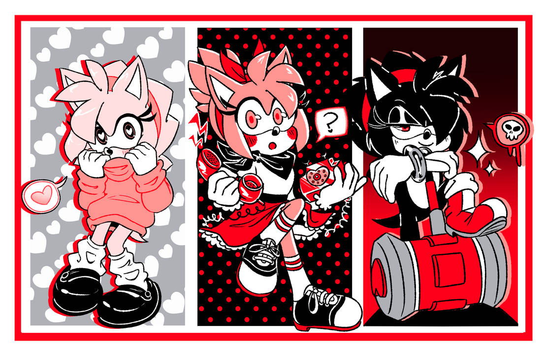 Amy Rose Outfits By Candycatstuffs On Deviantart