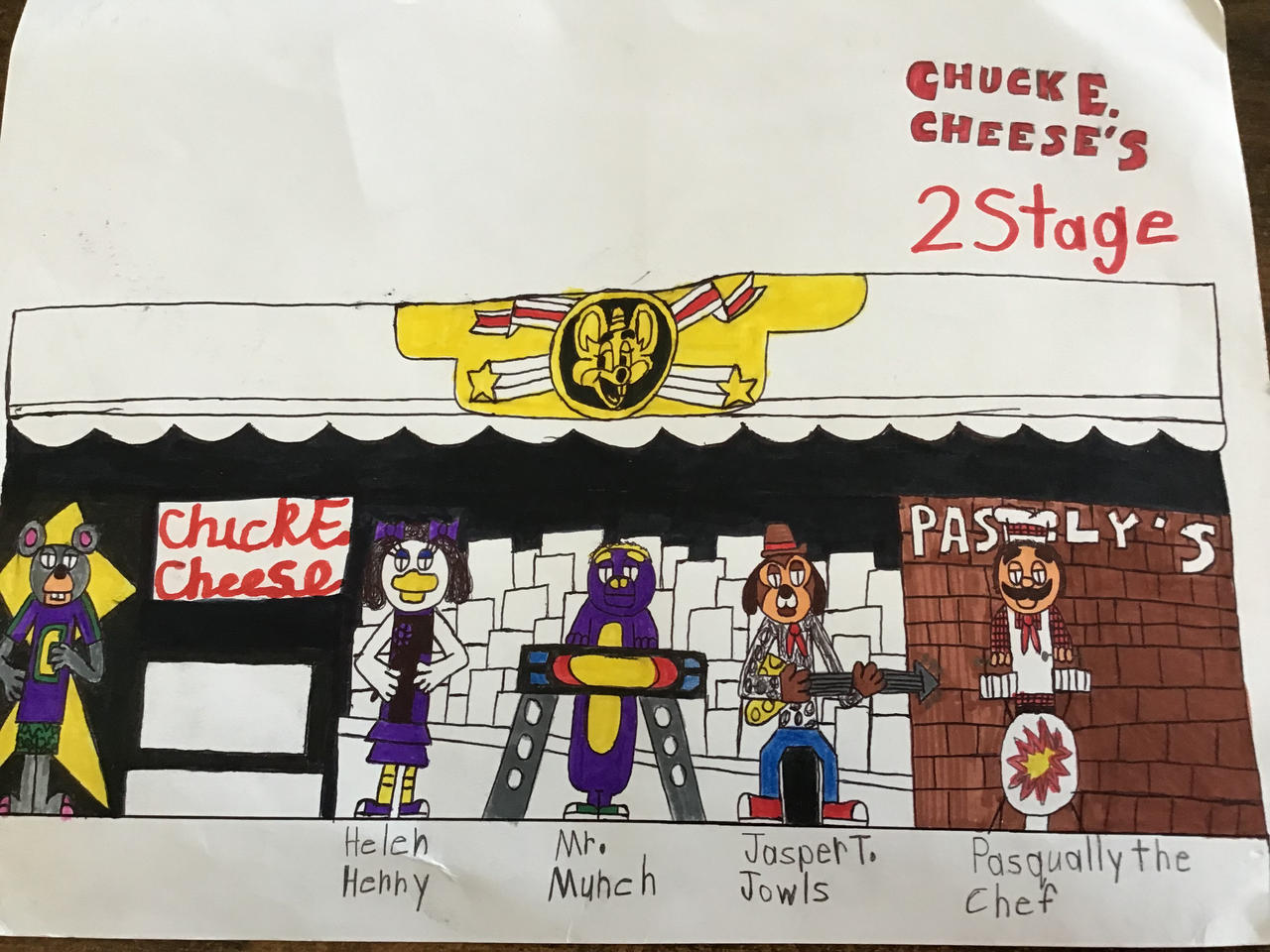 Chuck E Cheeses 2 Stage By Chuckecheezesmelros2 On Deviantart