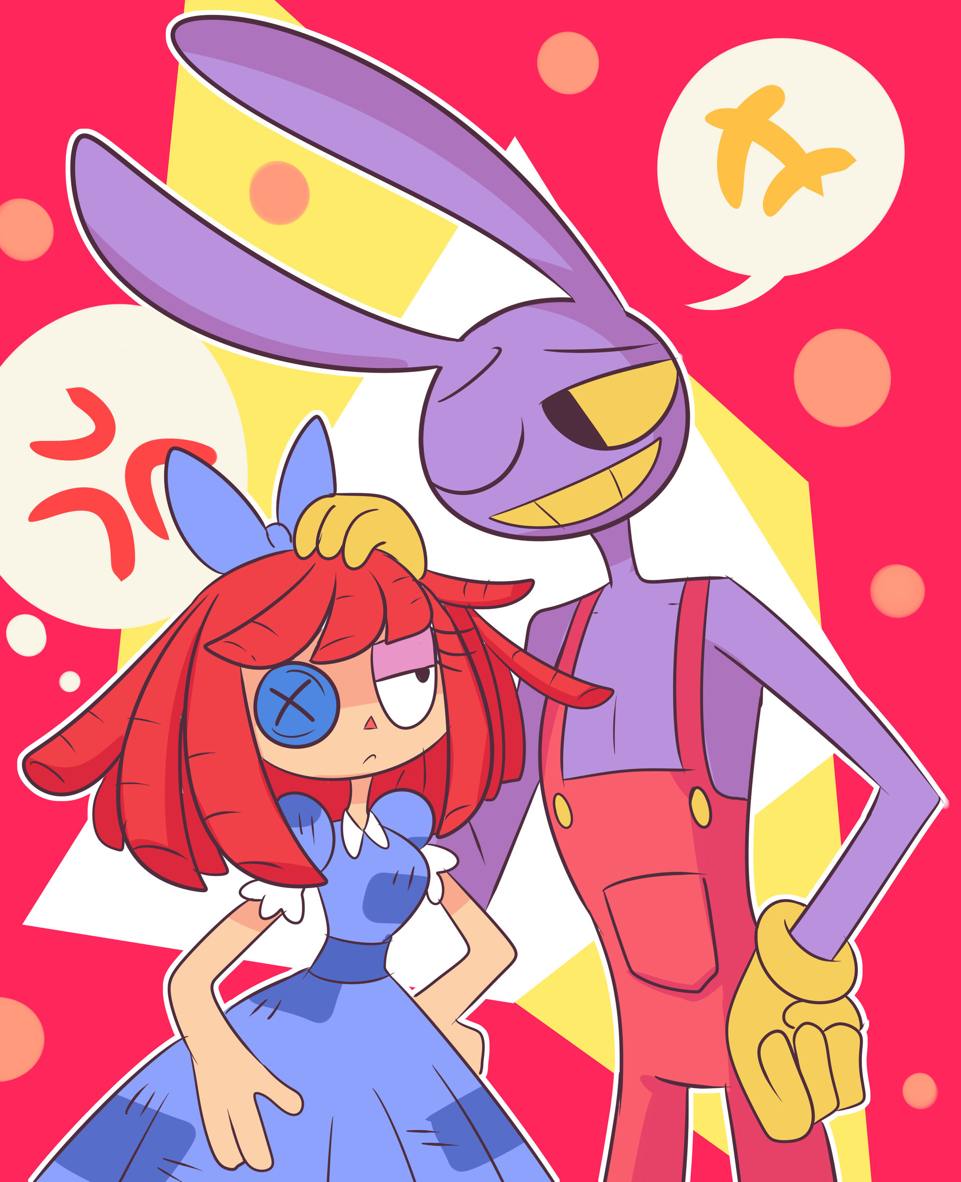 The Amazing Digital Circus - Jax and Ragatha by LuckyClau on DeviantArt The Amazing Digital Circus - Jax and Ragatha by LuckyClau on DeviantArt