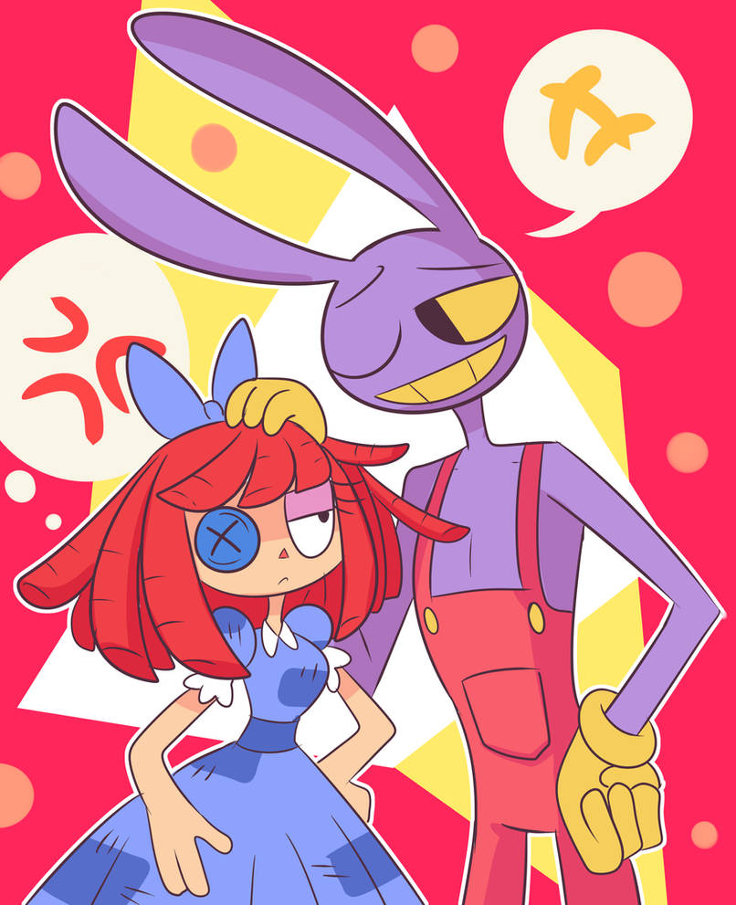 The Amazing Digital Circus - Jax and Ragatha by LuckyClau on DeviantArt The Amazing Digital Circus - Jax and Ragatha by LuckyClau on DeviantArt