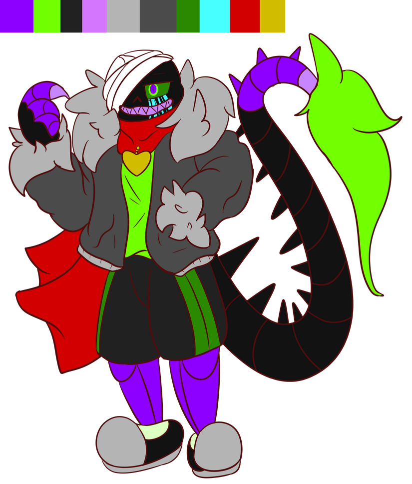 Wannacry Reference Undertale Oc By Yandere Fresita On Deviantart