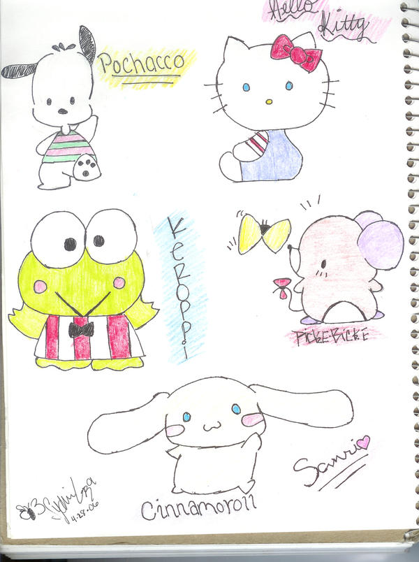 Sanrio Doodle by Littleslg on DeviantArt