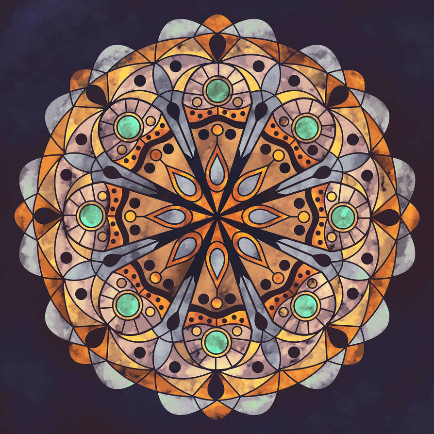 Stained Glass Mandala By Scarletwarmth On Deviantart