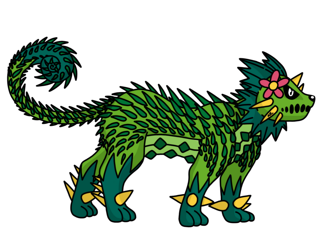 Cactus Cat Pokemon By Dragoncreator312 On Deviantart