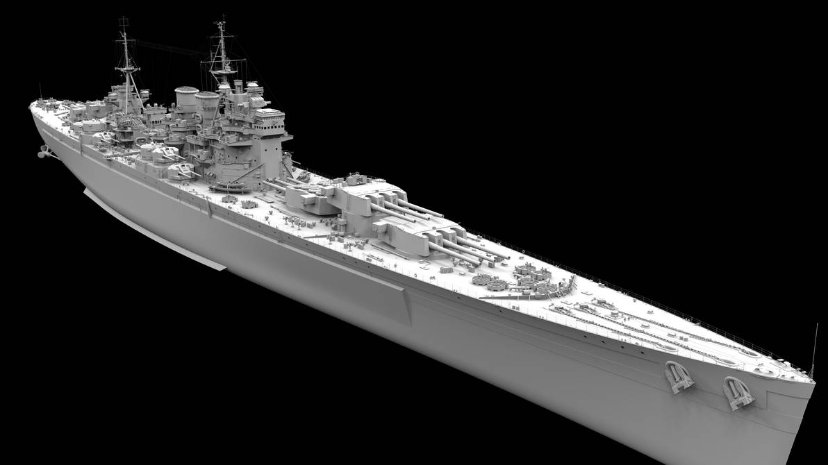 Tempest Class Battleship Untextured By Widget Iv On Deviantart