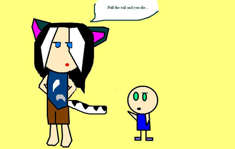Dont pull my tail by Enirre-Poketo on DeviantArt