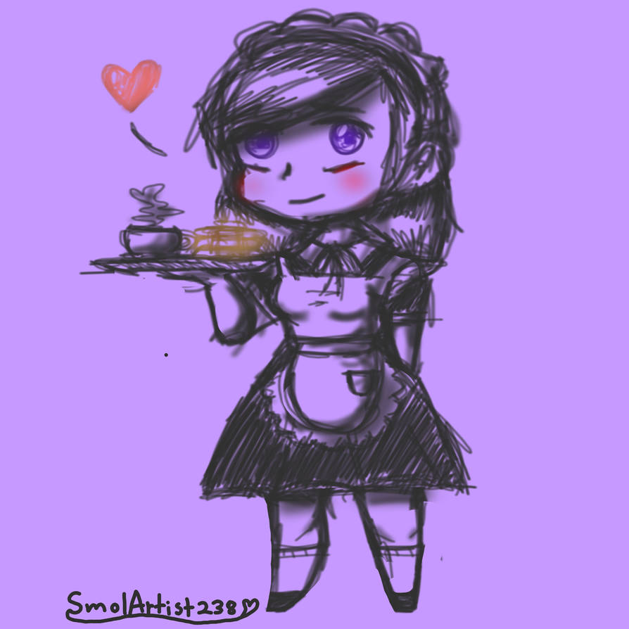 Chibi Maid By Smolartist238 On Deviantart