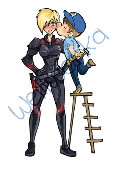 Fix It Felix Jr X Sergeant Calhoun By Weiliwonka On Deviantart