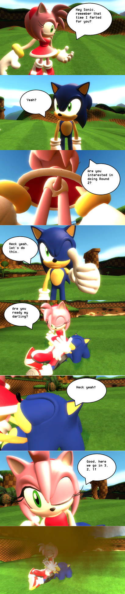 Amy Facefarts Sonic Again Request By Axellence On Deviantart
