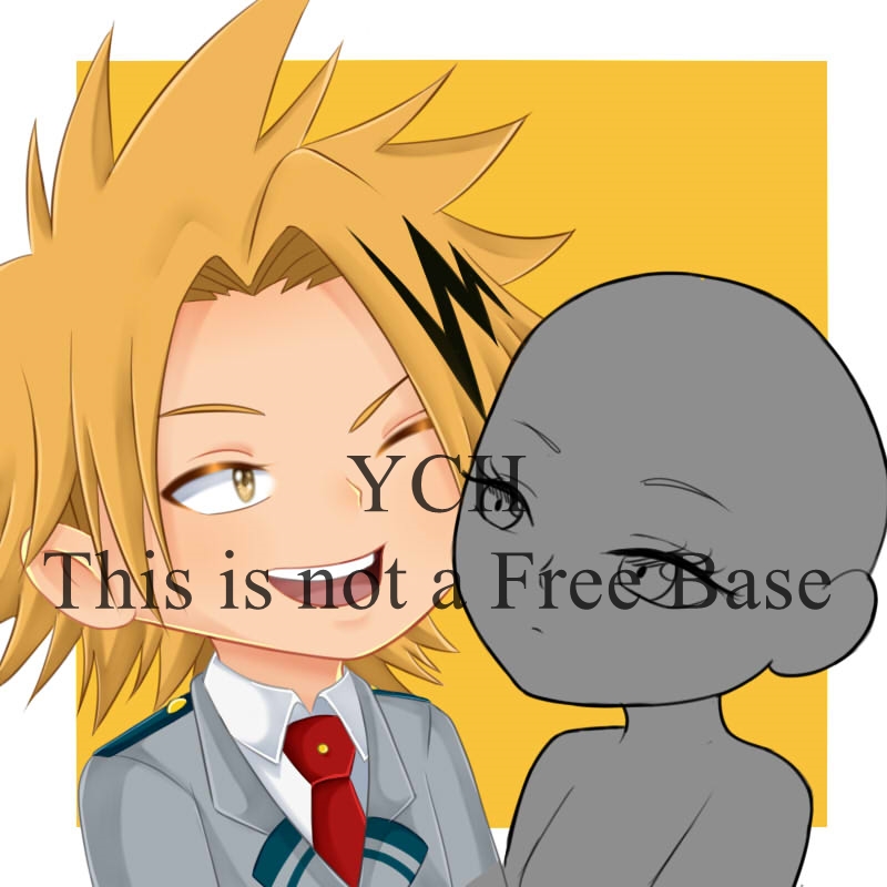 Denki Kaminari X Oc Base Bueno Wallpaper