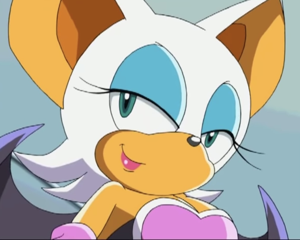 Rouge The Bat Smiling Sonic X By Kroylovefun22 On Deviantart
