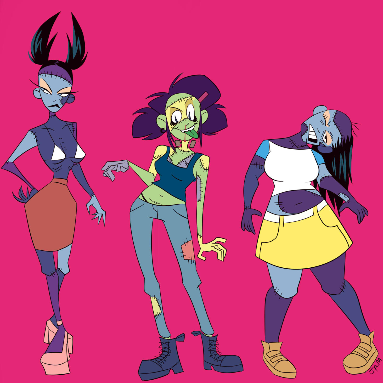 Frankenstein Girls Will Seem Strangely Sexy By Jamz Artz On Deviantart