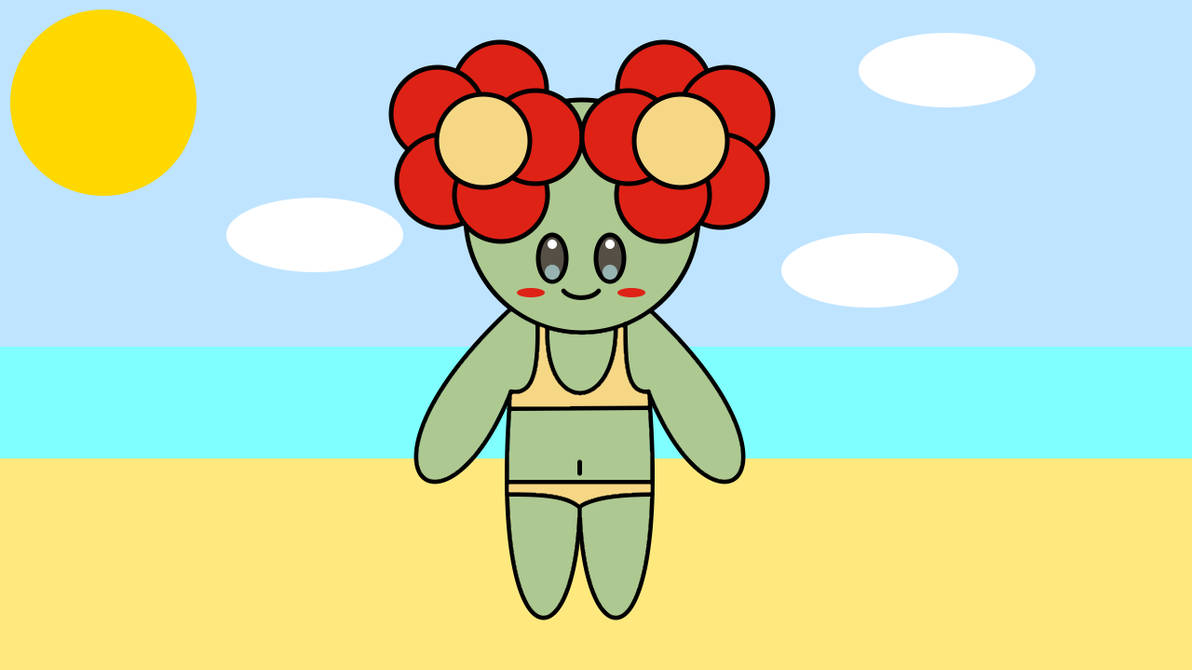 Bellossom In Yellow Bikini With Her Belly Button By Corpraysuperisback