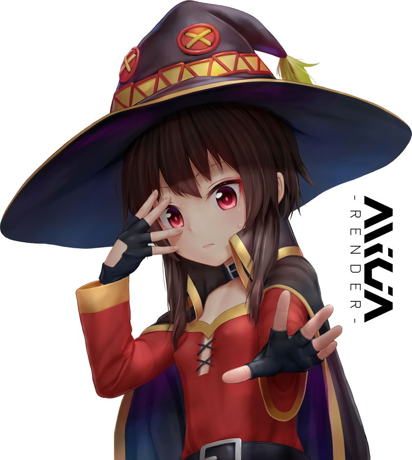 Megumin Render By Alic1a02 On Deviantart
