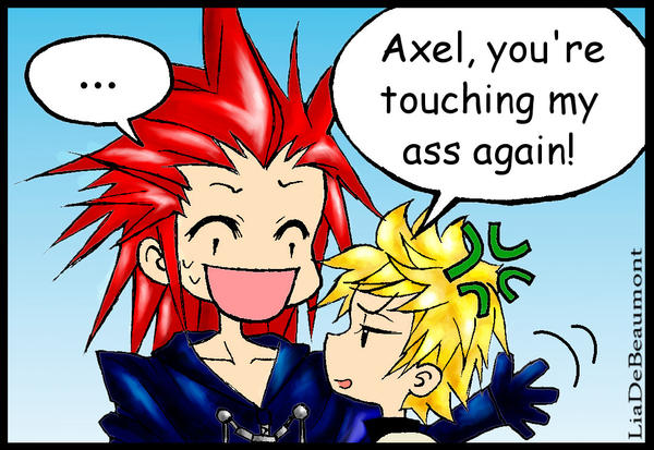 Axel X Roxas By Liadebeaumont On Deviantart