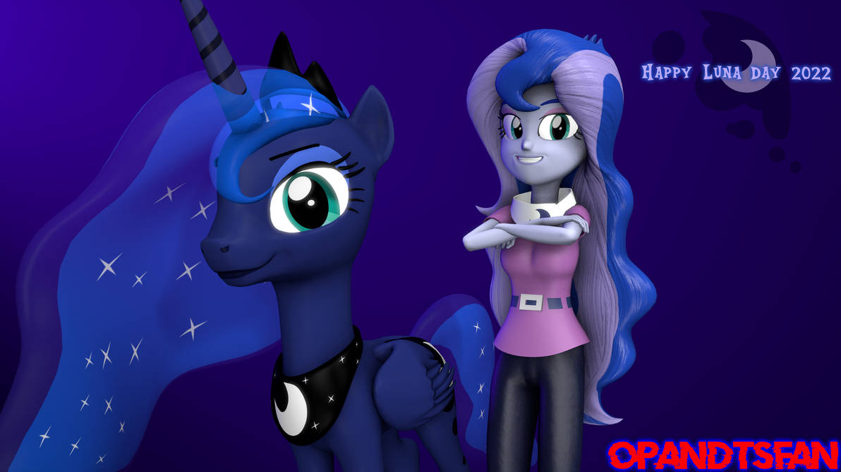 Sfm Mlp Happy Luna Day 2022 By Opandtsfan On Deviantart