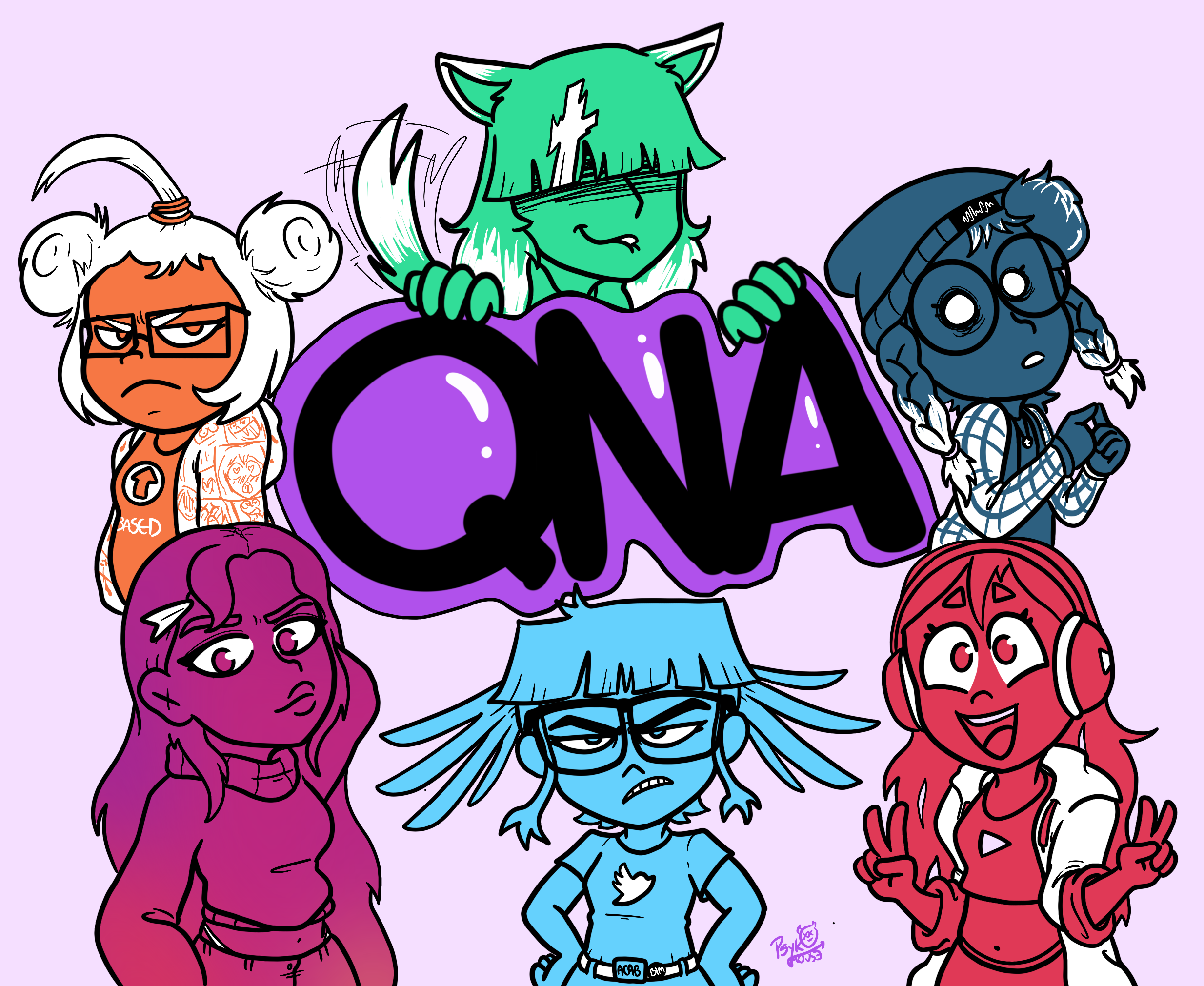 Ask The Social Media Girls By Hornypsyko On Deviantart