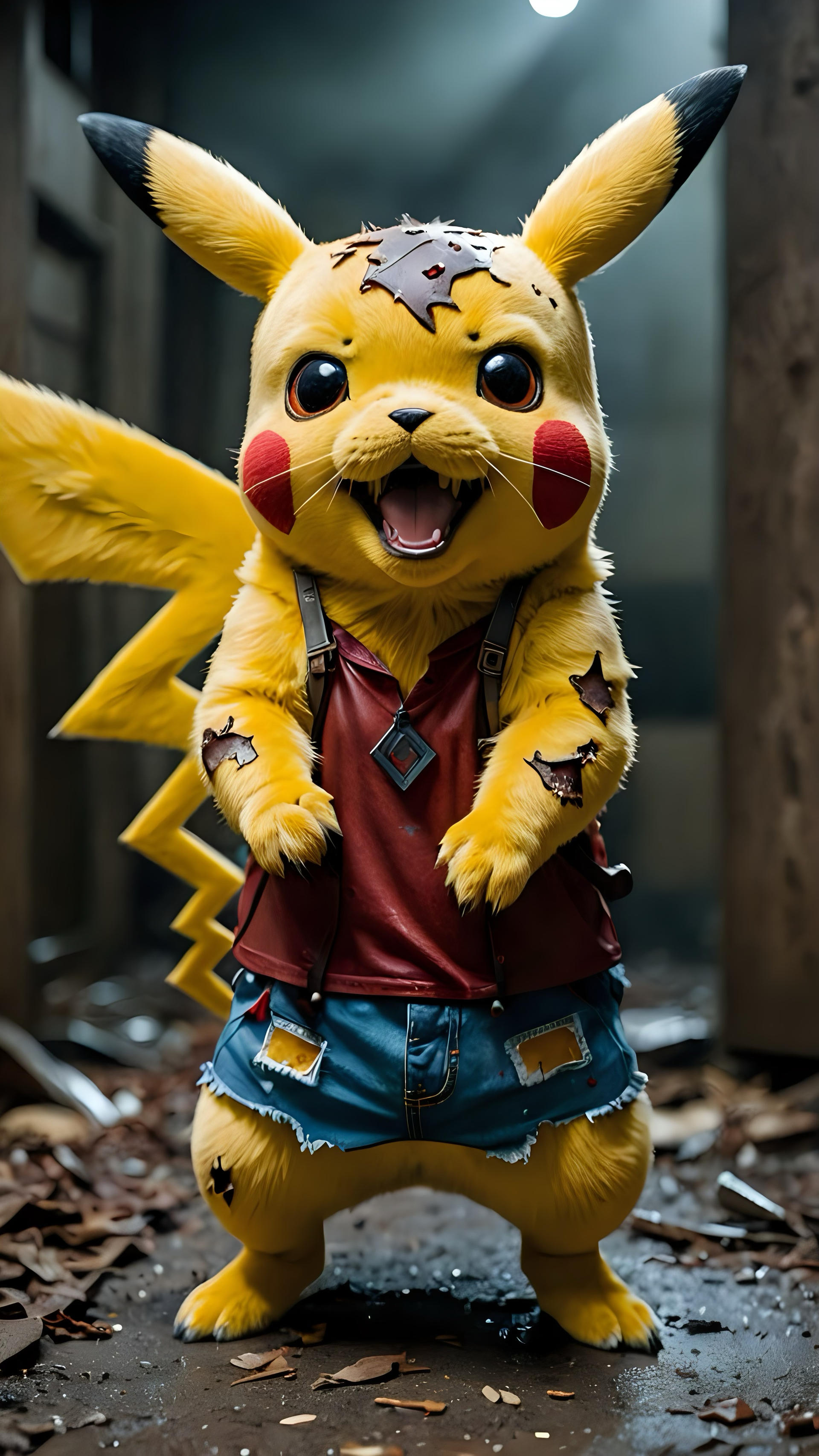 Pikachu Zombie By Dravrender On Deviantart