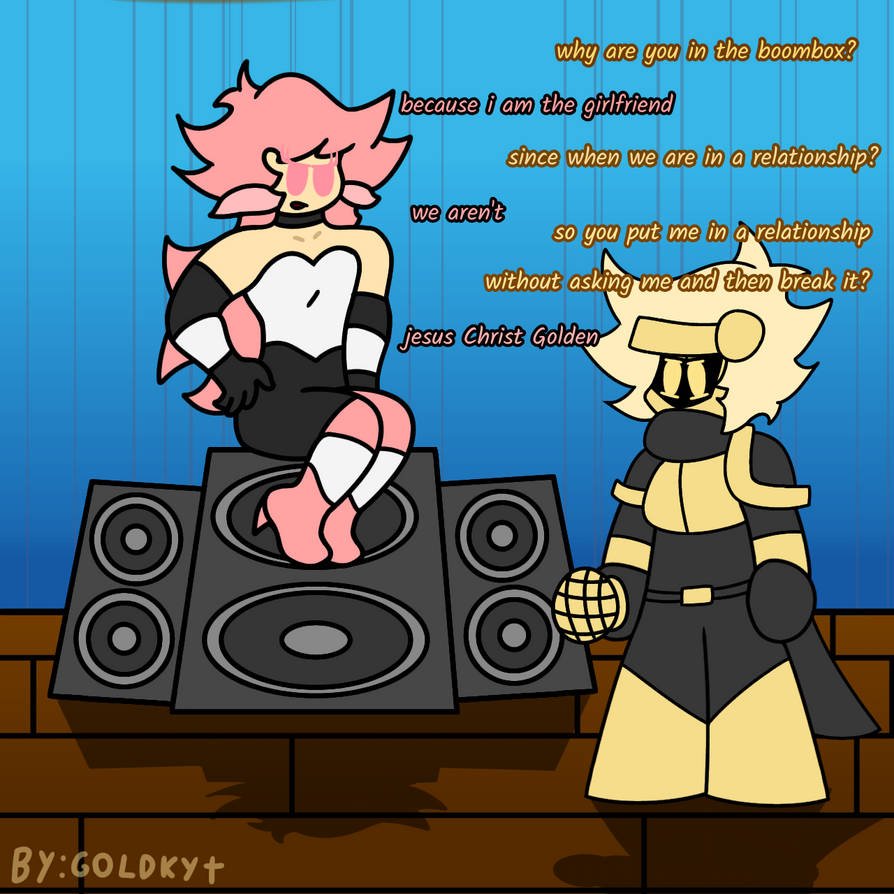 Golden Asking Zoki On Why She Is In The Boombox By Goldenknightyt On