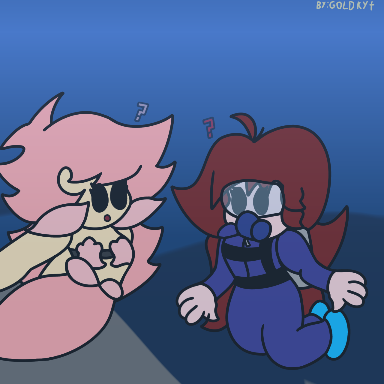 Mermaid Zoki meets GF under the sea (request) by GoldenknightYT on ... Mermaid Zoki meets GF under the sea (request) by GoldenknightYT on ...