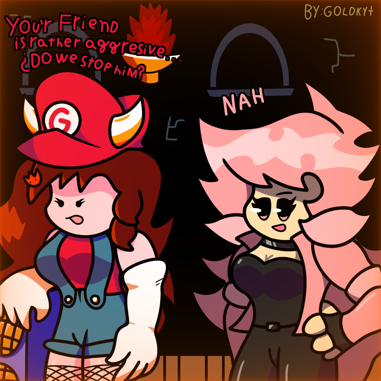 (Request) Zoki meets IHY GF by GoldenknightYT on DeviantArt (Request) Zoki meets IHY GF by GoldenknightYT on DeviantArt