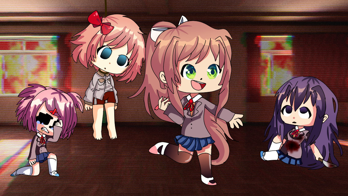 Just Monika Gacha Life Edit By Snuggly1600 On Deviantart