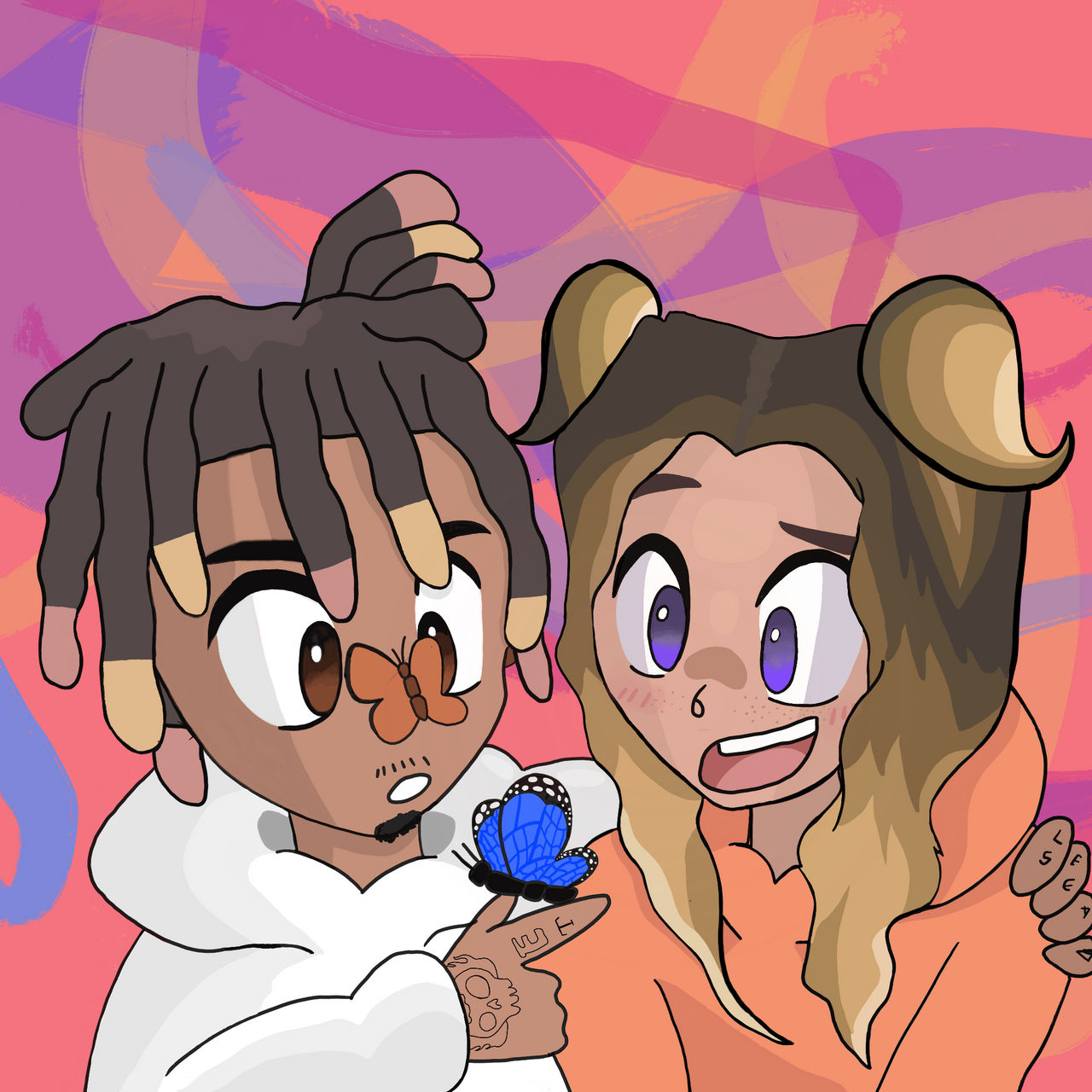 Juice Wrld And Lotti Cartoon By Elthecreator12 On Deviantart