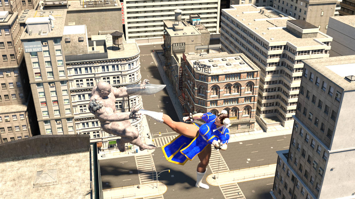 Giantess Chun Li By Big Elsa On Deviantart