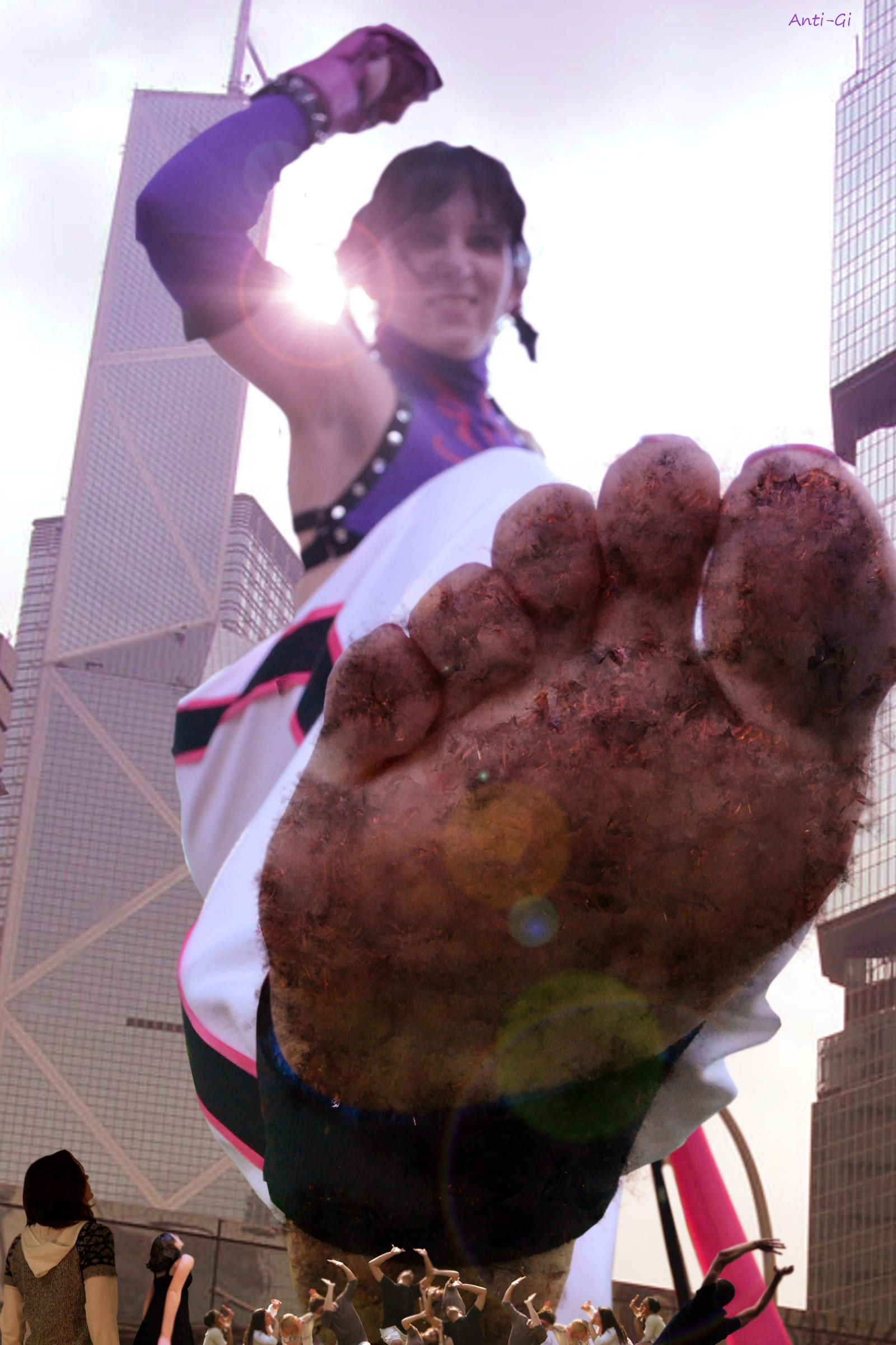 Juri Han Giantess By Antigi On Deviantart