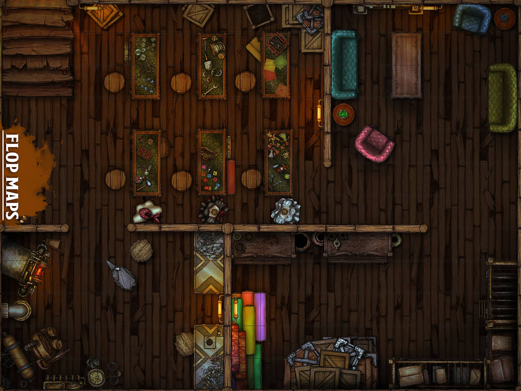 Workshop Battlemap by FlopMaps on DeviantArt Workshop Battlemap by FlopMaps on DeviantArt