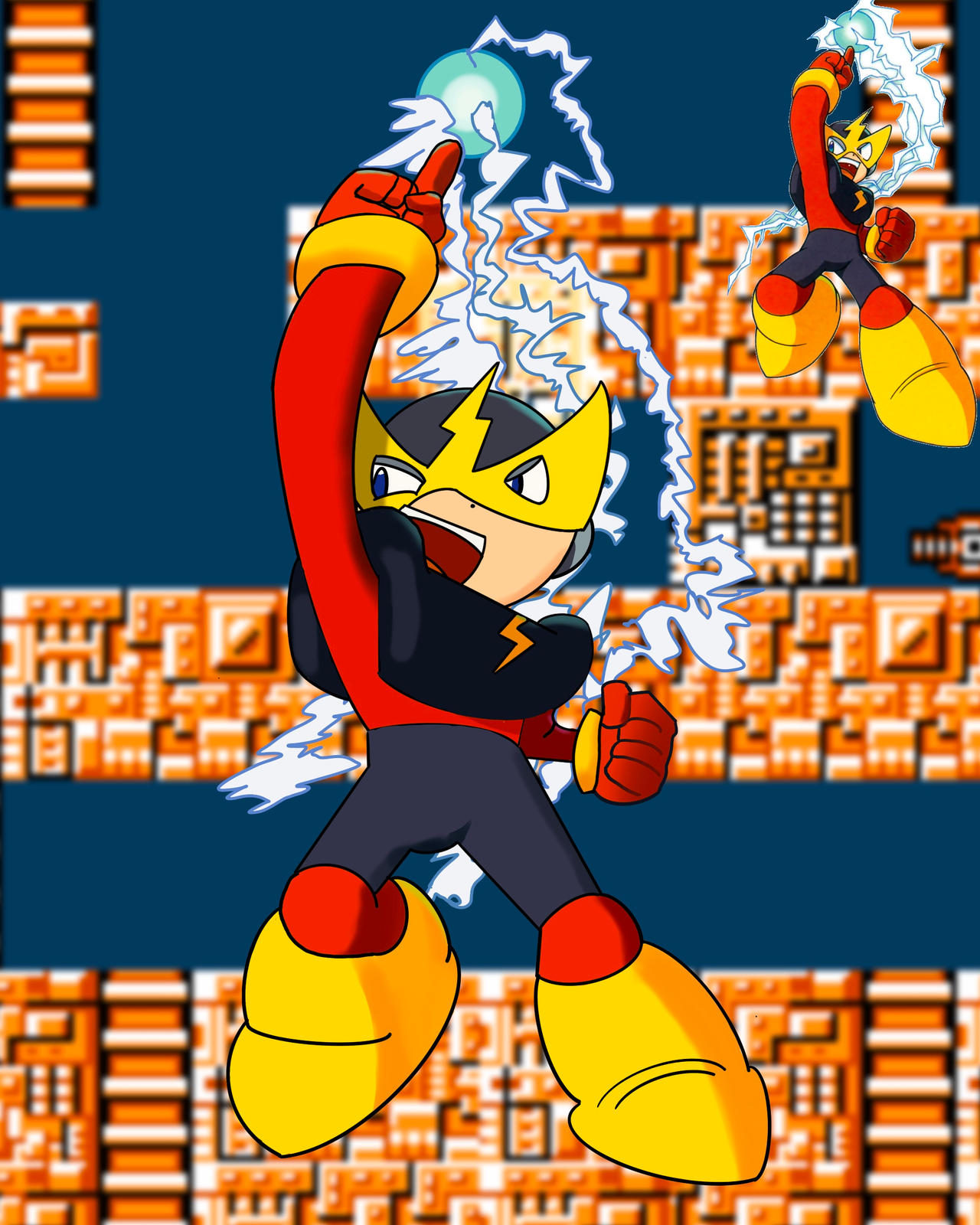 Elec Man Mega Man 1 by WobolongIndustries on DeviantArt Elec Man Mega Man 1 by WobolongIndustries on DeviantArt