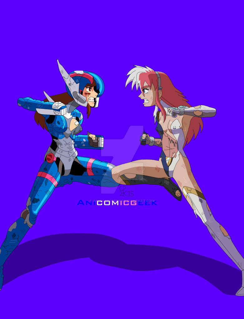 Priss Asagiri Vs Birdy Cephon Altera By Anicomicgeek On Deviantart