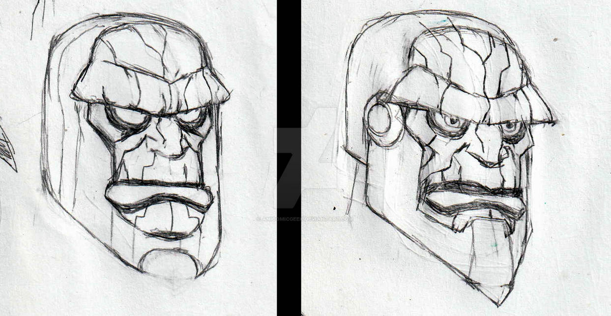 Darkseid Sketches By Anicomicgeek On Deviantart