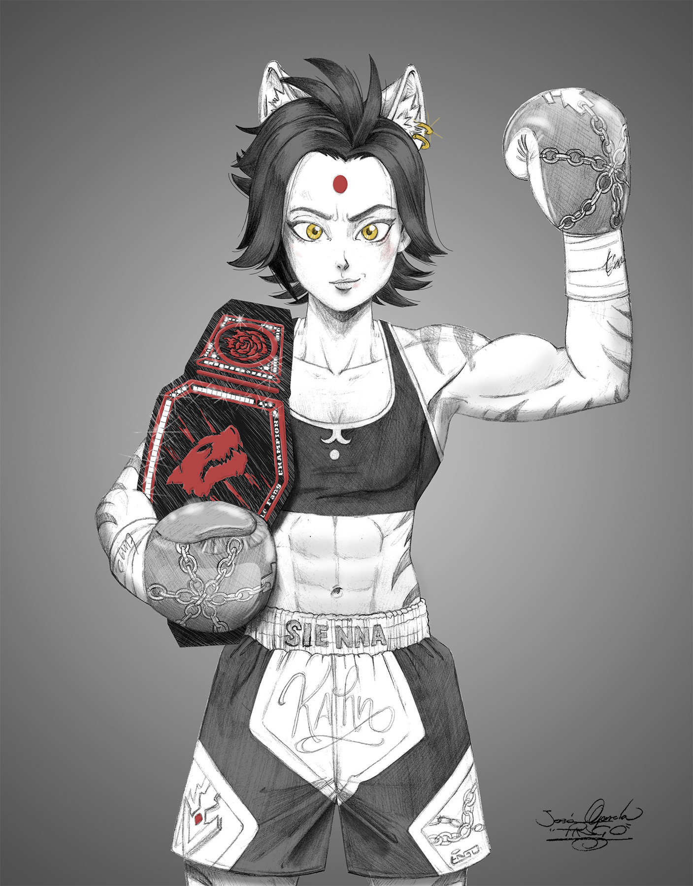 Boxing Champion Sienna Khan By Tv225 On Deviantart