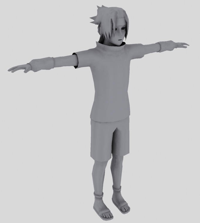 sasuke low poly WIP by Danji-kun on DeviantArt