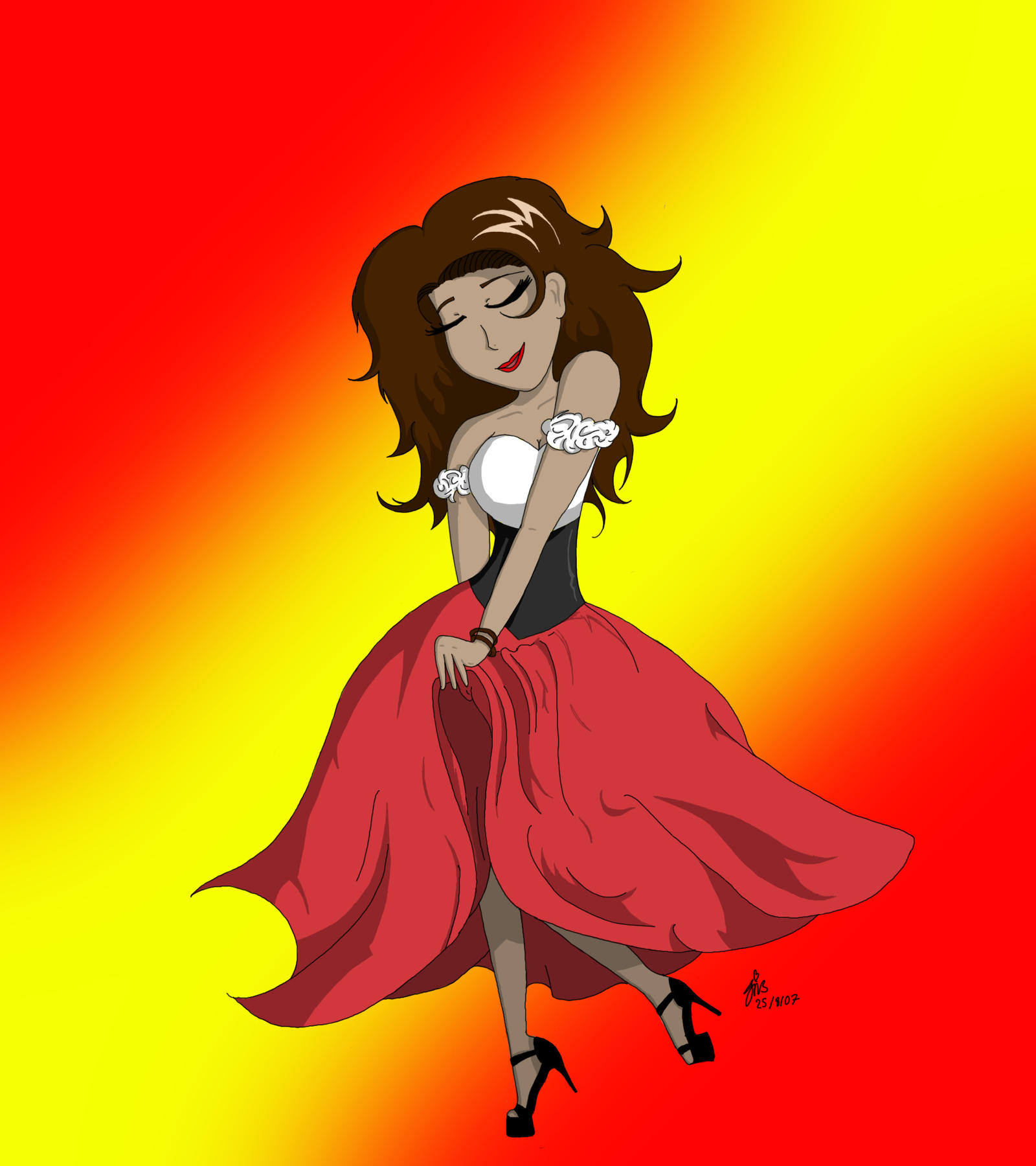 Spanish Dancing Girl by IrisAngel131 on DeviantArt