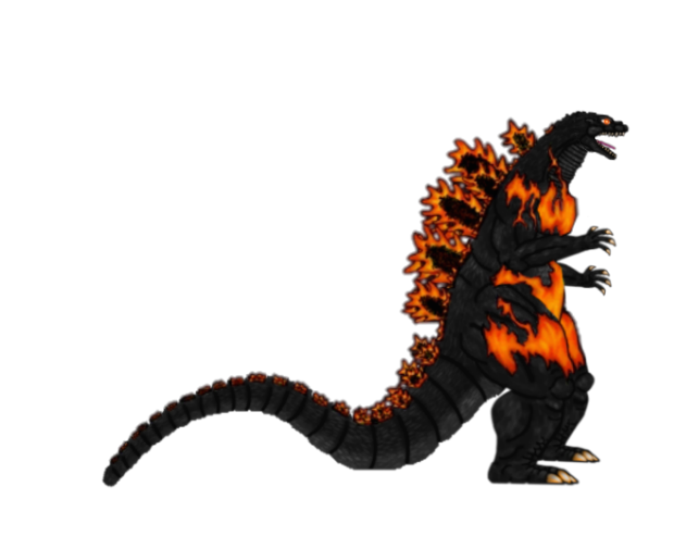 Burning Godzilla Roaring Gdkbr By Kingcapricorn688 On Deviantart