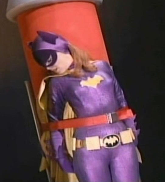 Batgirl Tied To Jokers Rocket By Liv4bsball On Deviantart