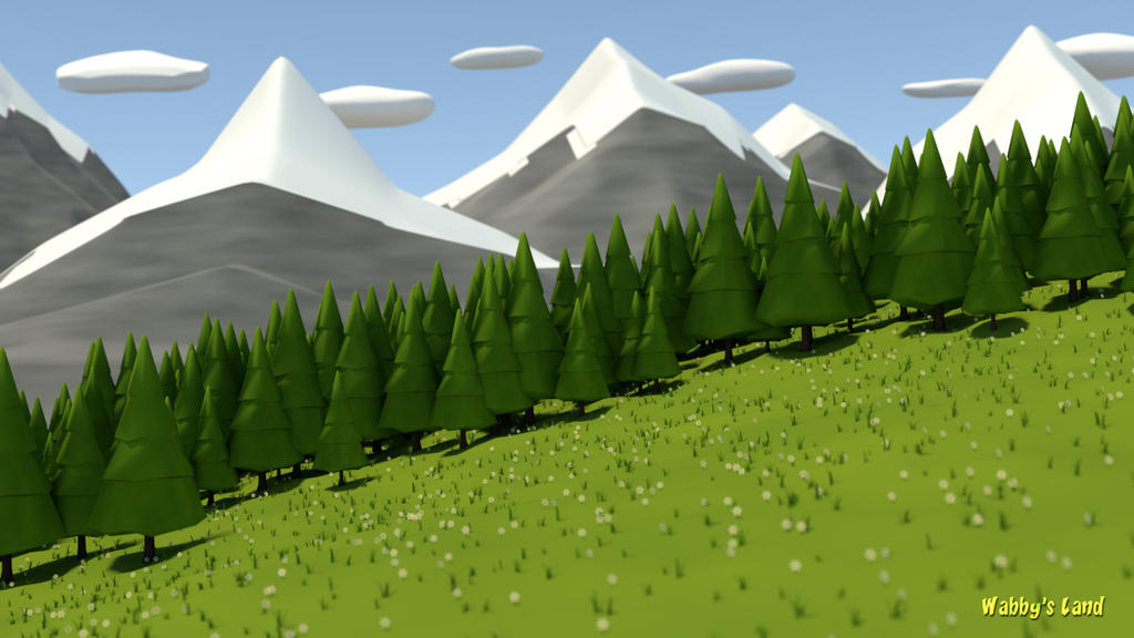 Toon Pin Forest By Wabbysland On Deviantart