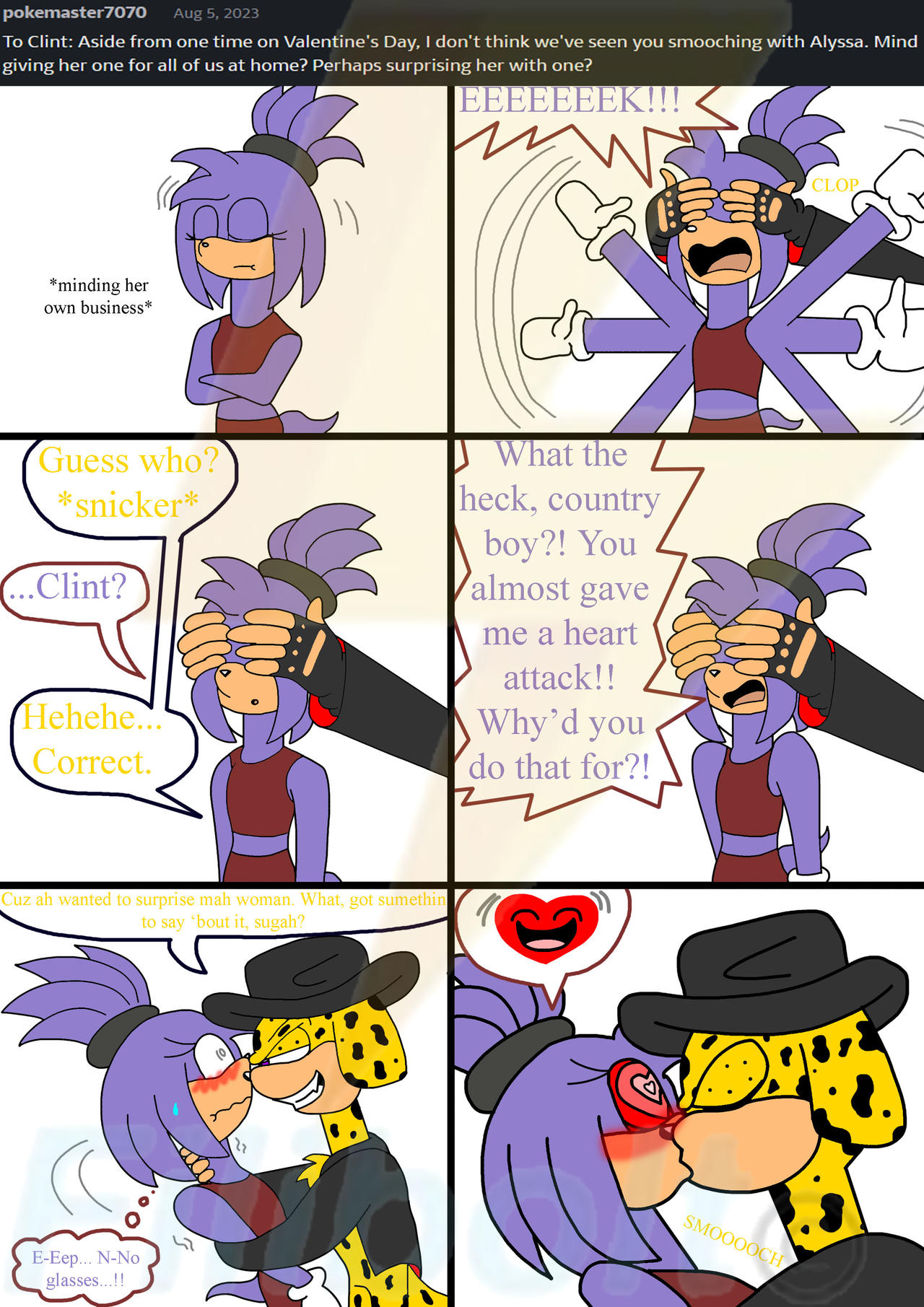 Ask Clint 10 (ft Alyssa) by Filibolt on DeviantArt Ask Clint 10 (ft Alyssa) by Filibolt on DeviantArt