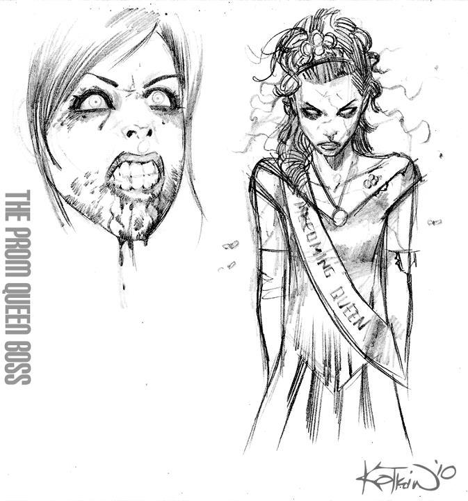 Zombie Prom Queen By Alexkotkinart On Deviantart