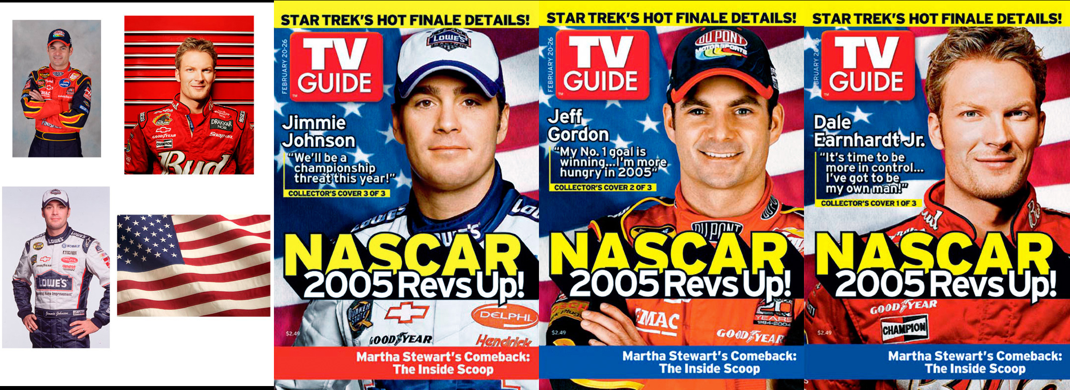 TV Guide NASCAR Covers Set 1 by Retoucher07030 on DeviantArt