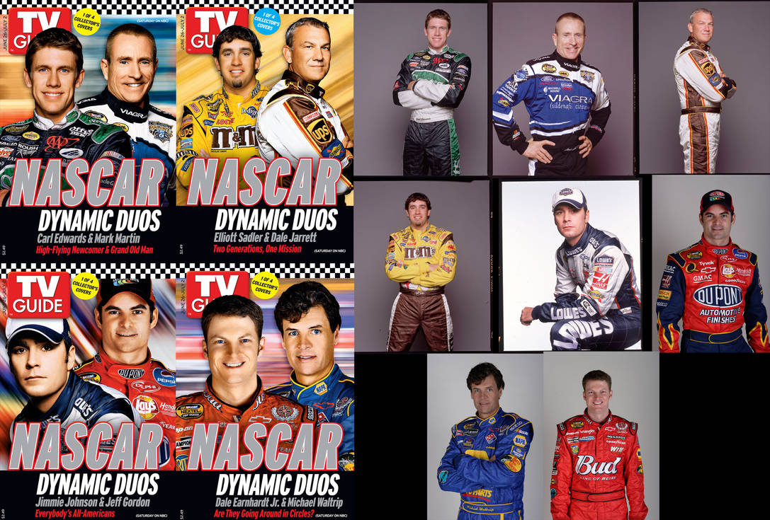 TV Guide NASCAR Covers Set 2 by Retoucher07030 on DeviantArt